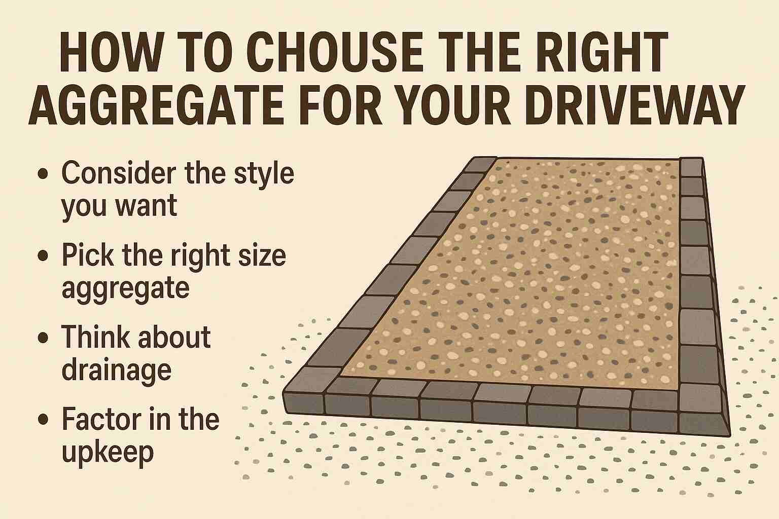 How to choose the right aggregate for your driveway